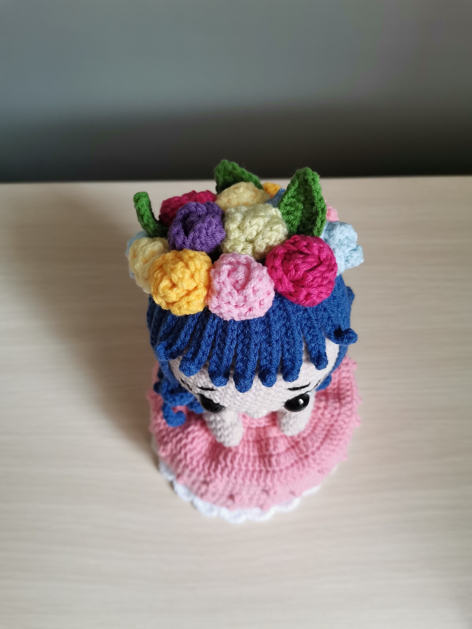 Reversible Amigurumi Flower Princess Doll, Valentine Gift, Mother's Day ...