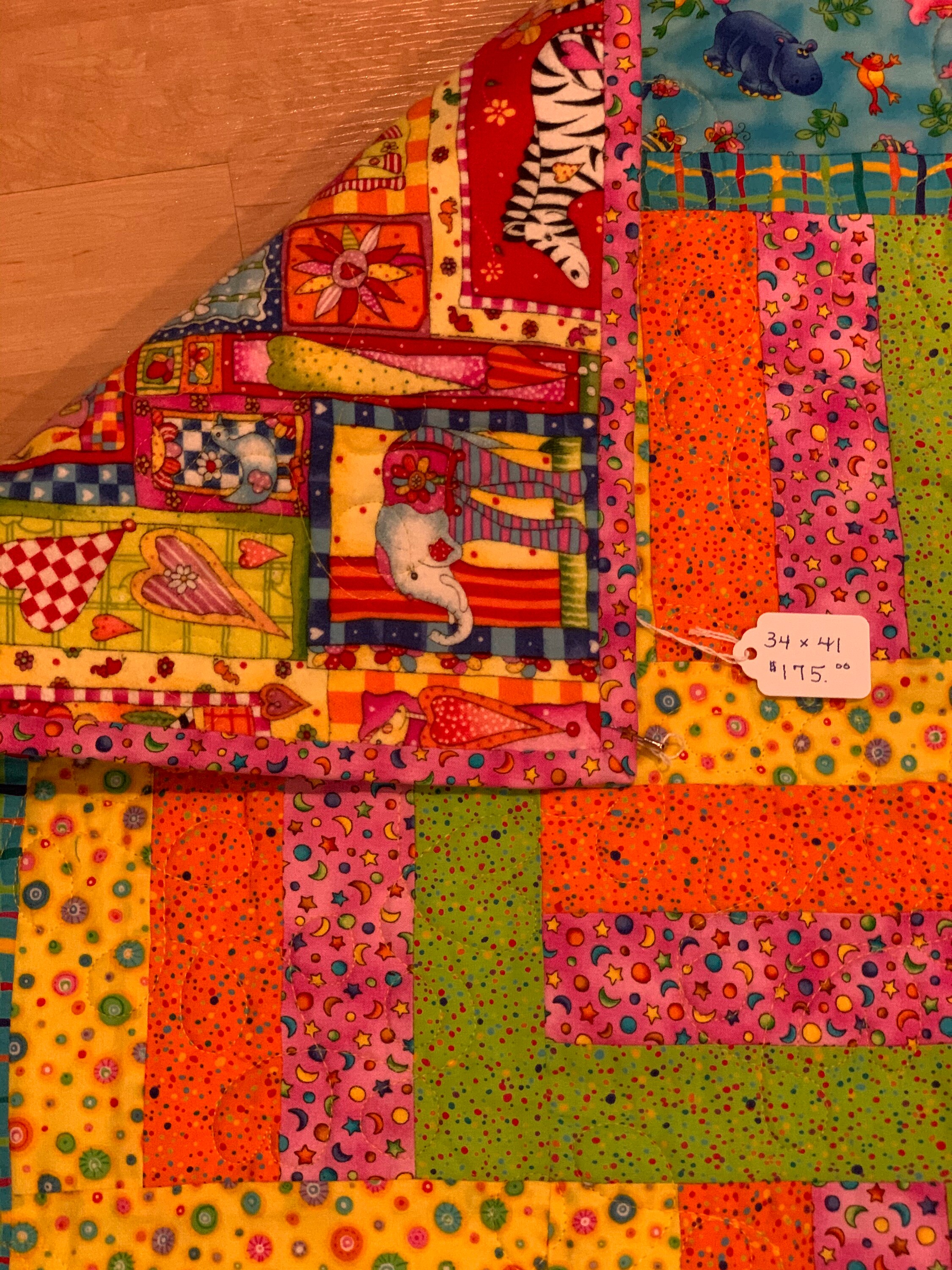 Jungle Split Rail Baby Quilt - Etsy