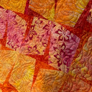 Fire Batik Quilt - Etsy