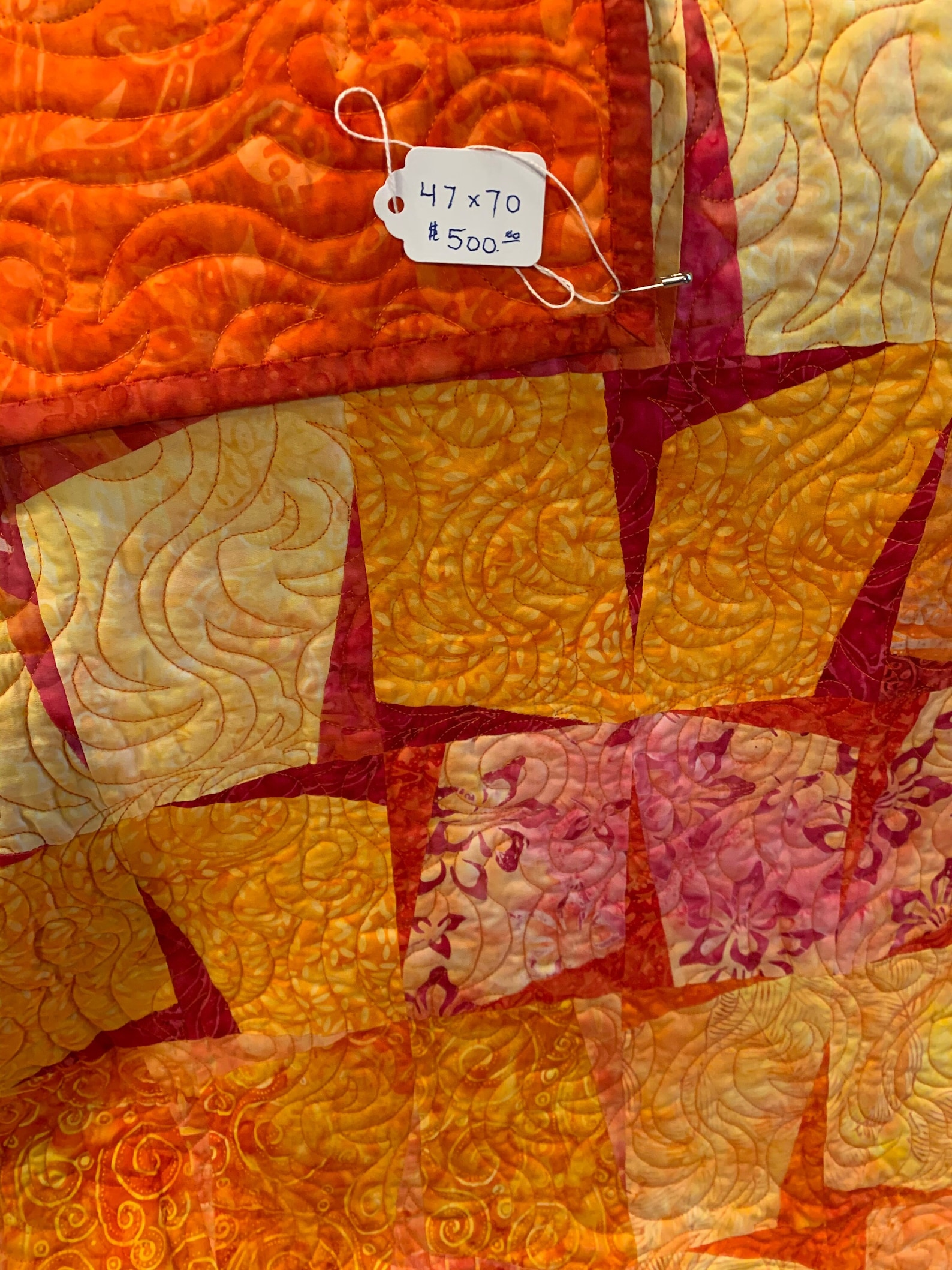 Fire Batik Quilt - Etsy