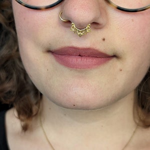 Beautiful Septum Rings , Custom Made , Hand-crafted in Gold and Silver ...