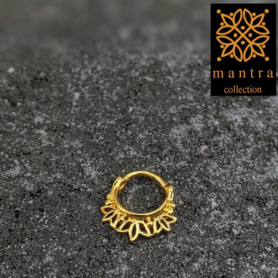 Beautiful Septum Rings , Custom Made , Hand-crafted in Gold and Silver ...