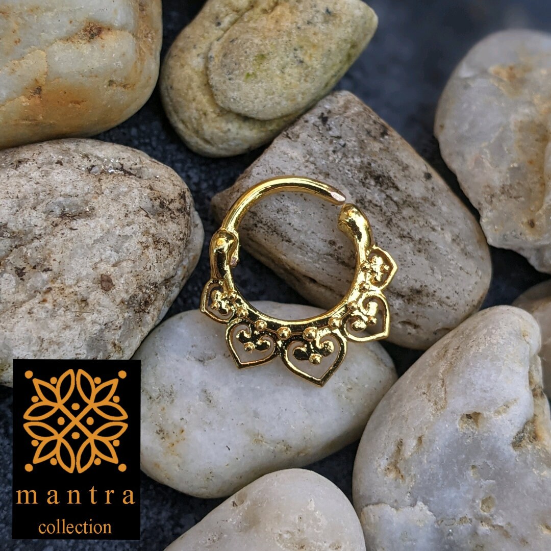 Beautiful Septum Rings , Custom Made , Hand-crafted in Gold and Silver ...