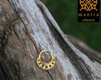 Beautiful Septum Rings , Custom Made , Hand-crafted in Gold and Silver ...