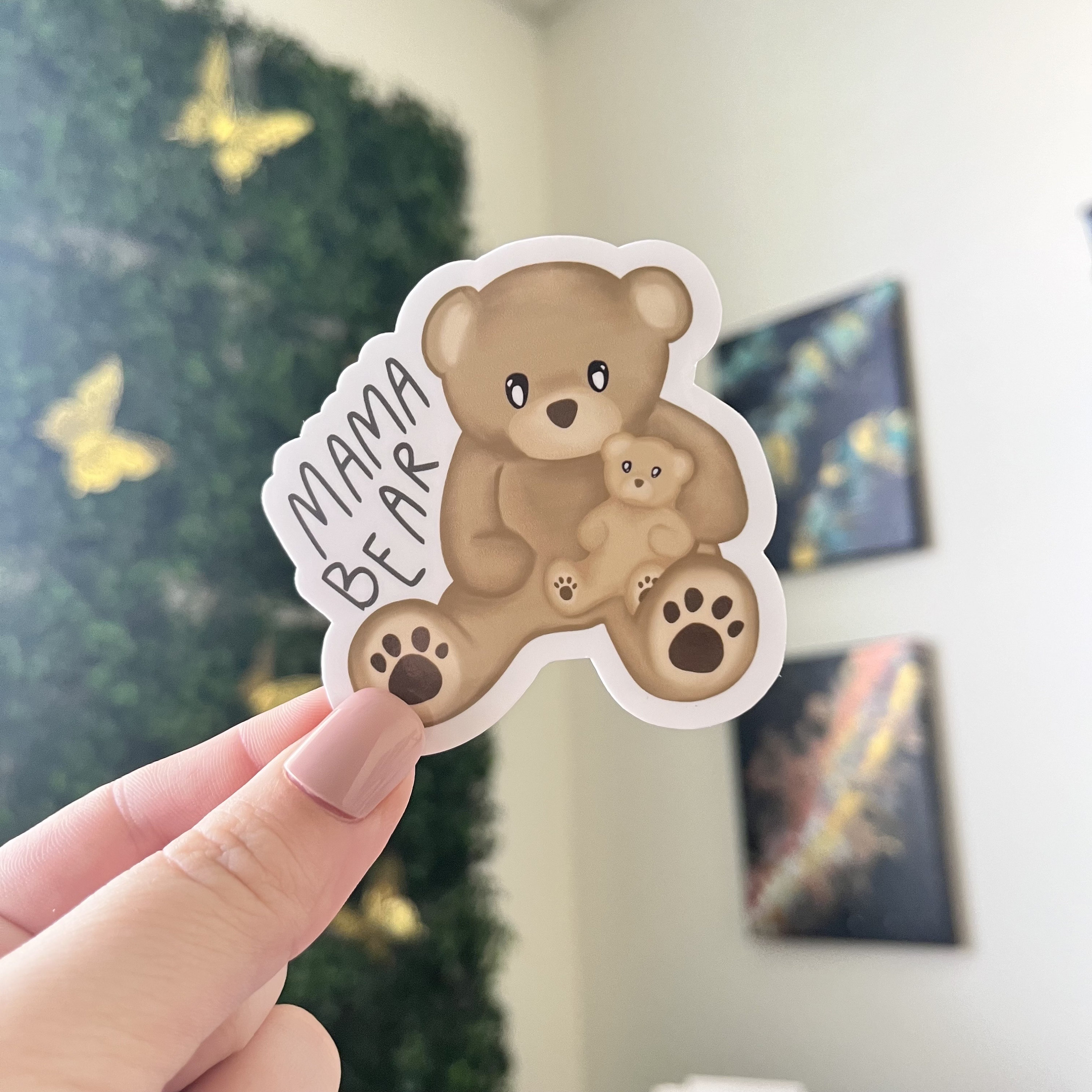 Mothers Day Stickers, Mama Bear Sticker, Sticker for Mom, Small Gifts ...