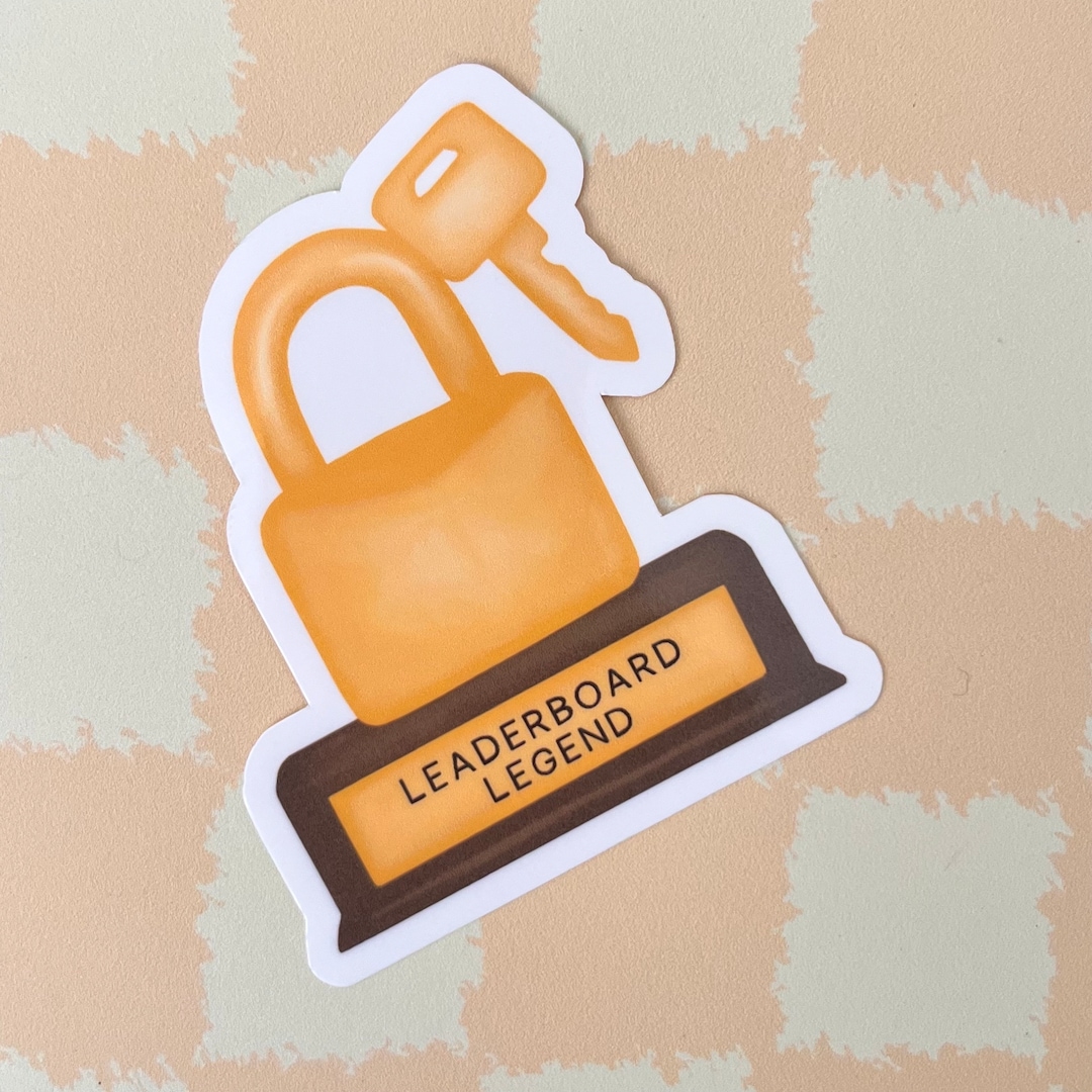 Escape Room Superlative Sticker, Leaderboard Legend, Escape Room ...