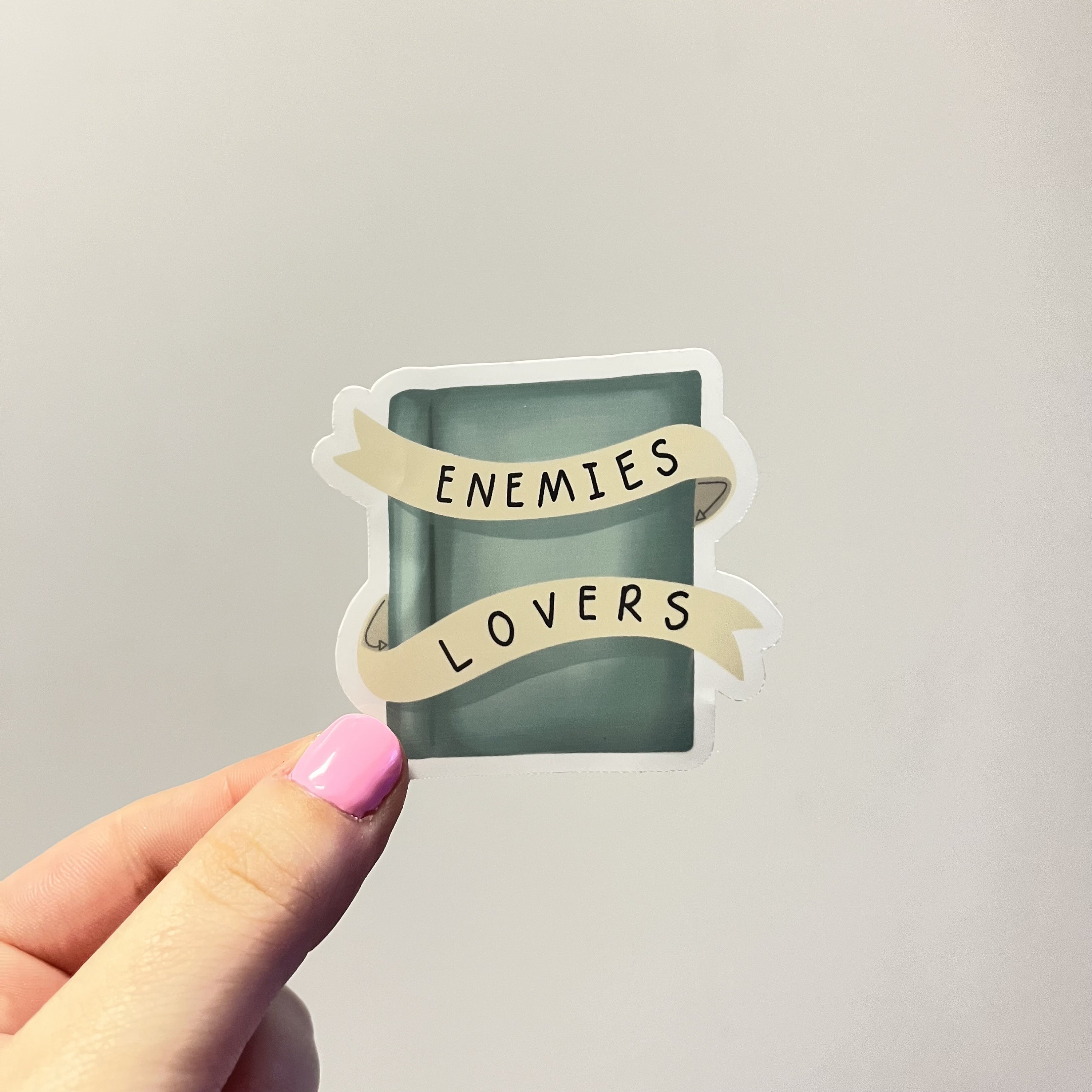 Enemies to Lover Sticker, Bookish Stickers, Reader Gifts, Bibliophile ...