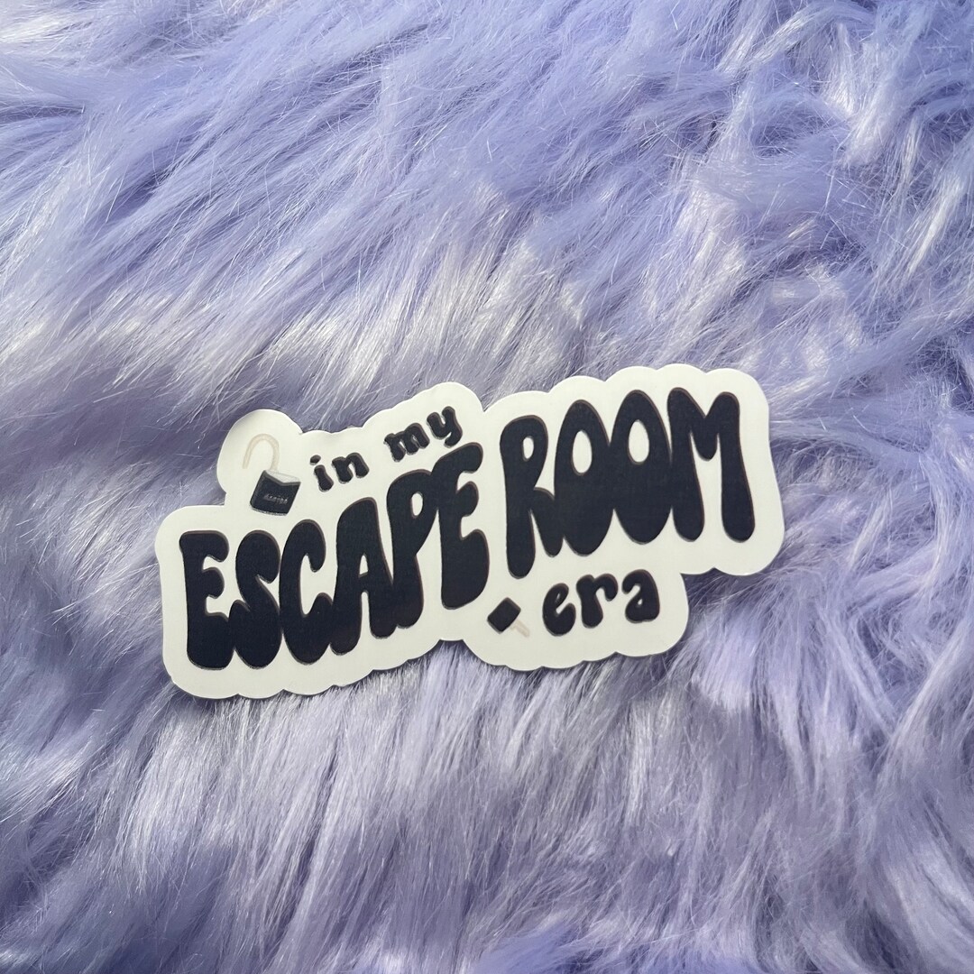 In My Escape Room Era Sticker: Waterproof Vinyl Decal - Etsy