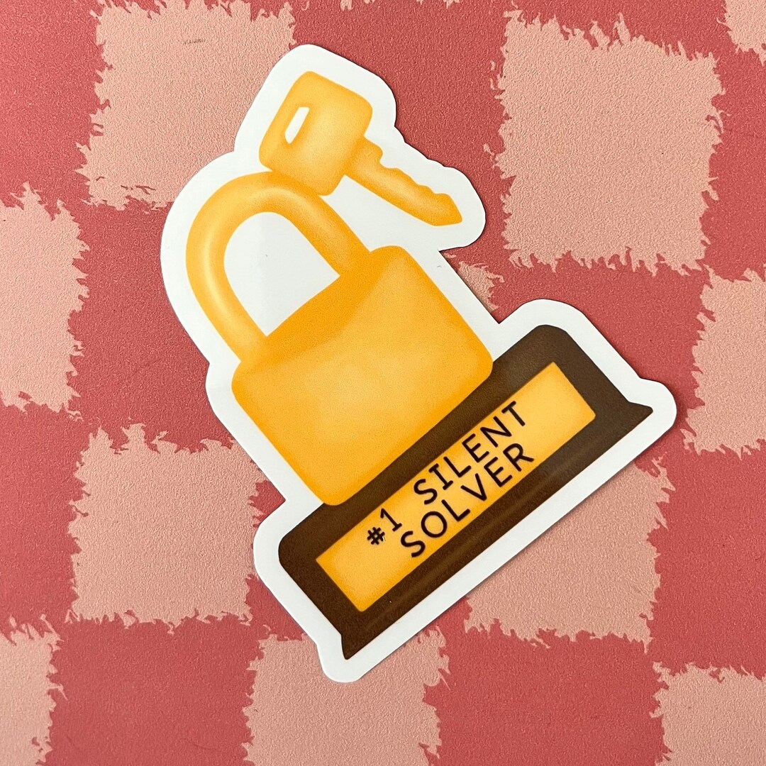 Escape Room Superlative Sticker, #1 Silent Solver, Escape Room ...
