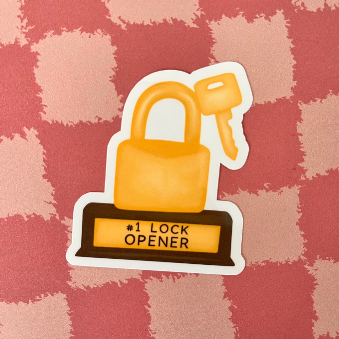 Escape Room Enthusiast #1 Lock Opener Waterproof Sticker for Journaling ...