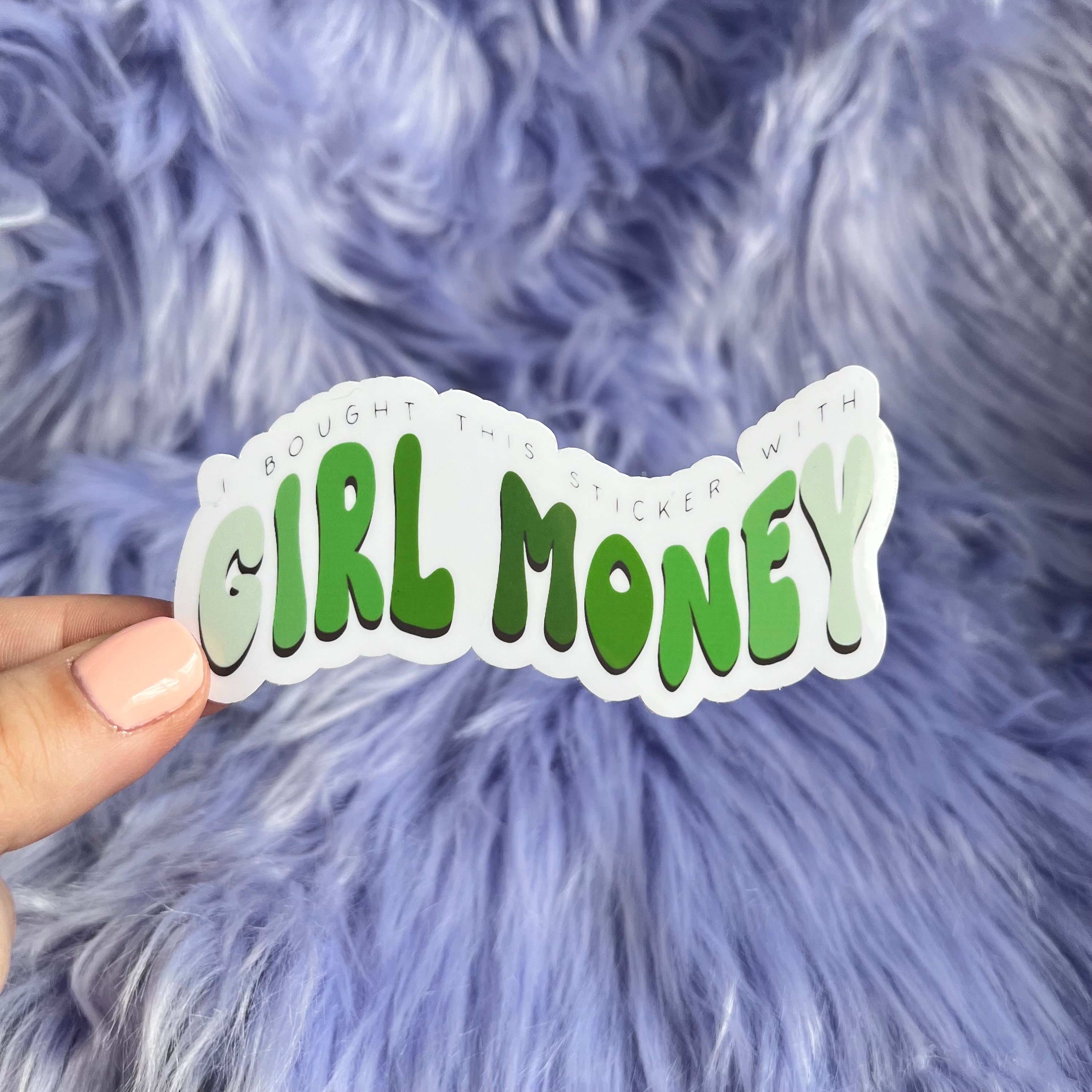 Girl Money Sticker, International Women's Day, Girl Math Sticker ...