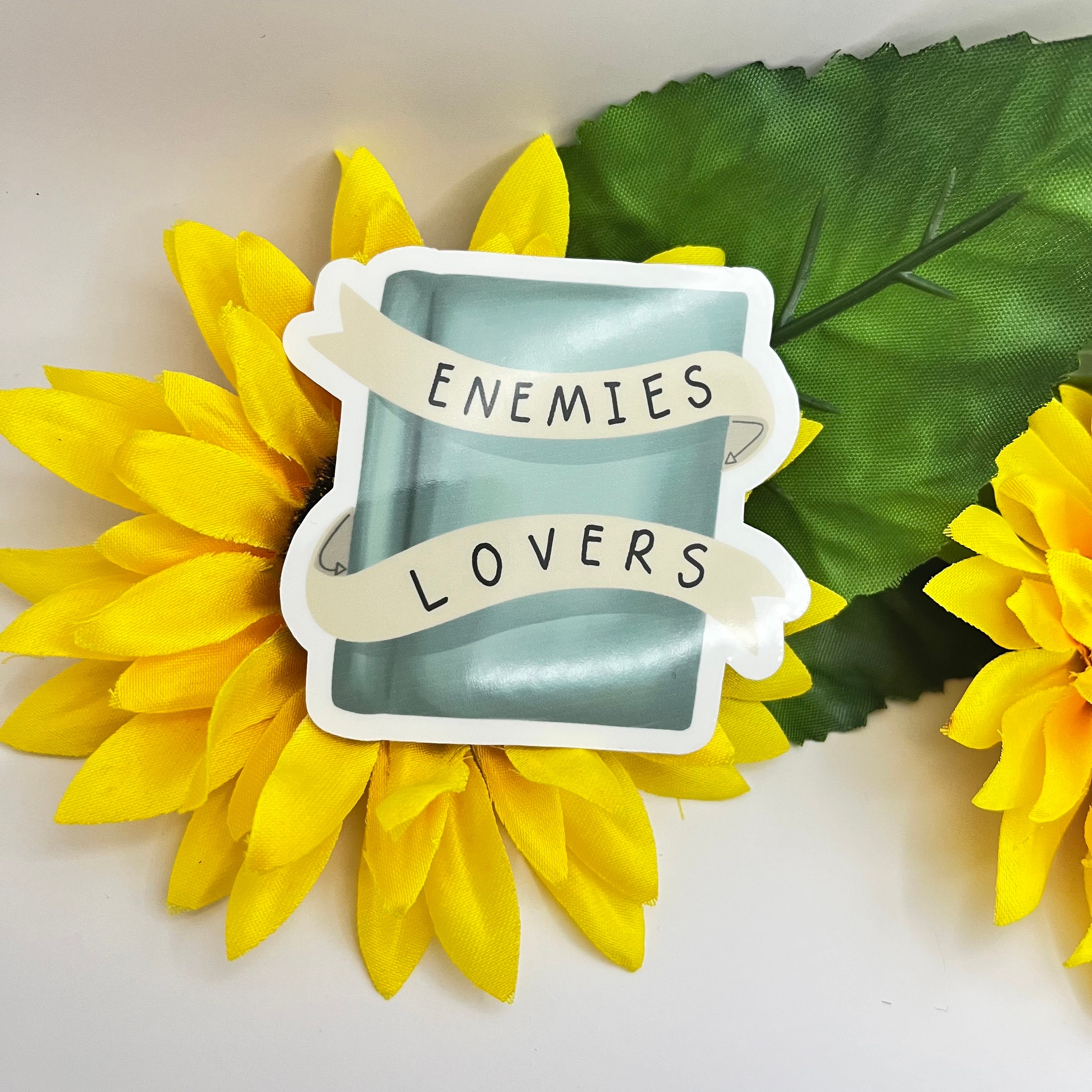 Enemies to Lover Sticker, Bookish Stickers, Reader Gifts, Bibliophile ...