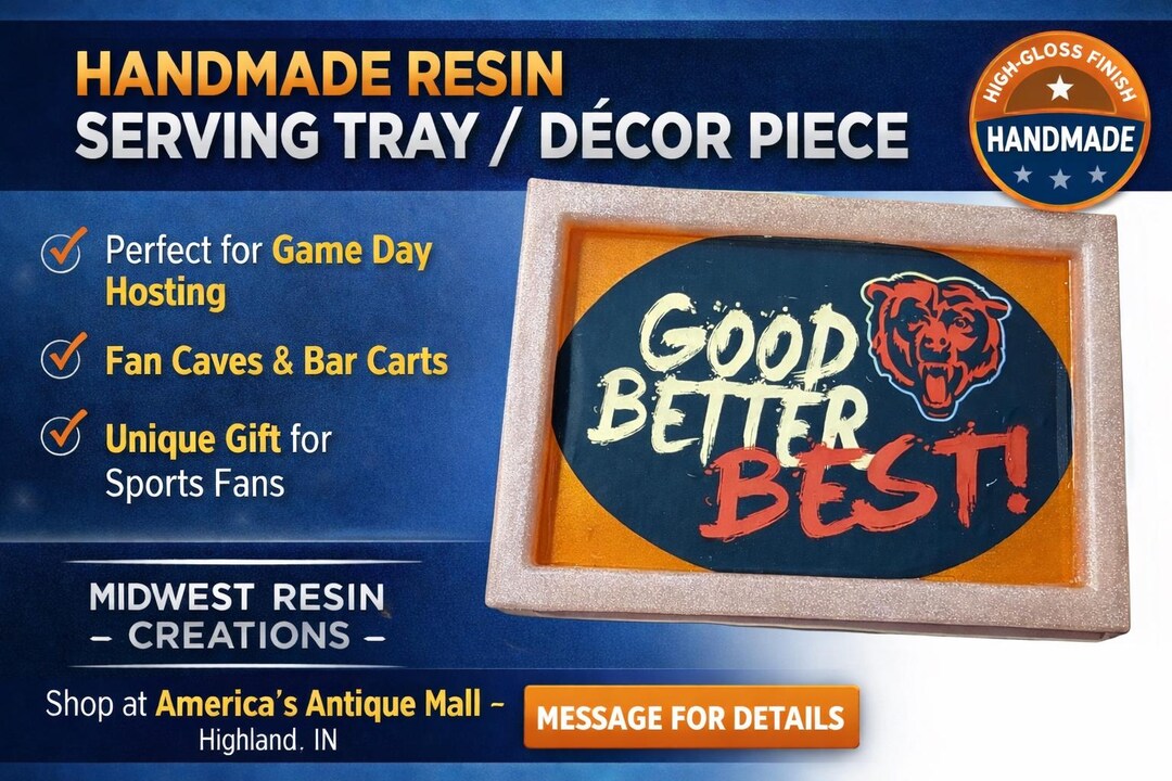 Good Better Best Handmade Resin Serving Tray / Decor Piece - Etsy
