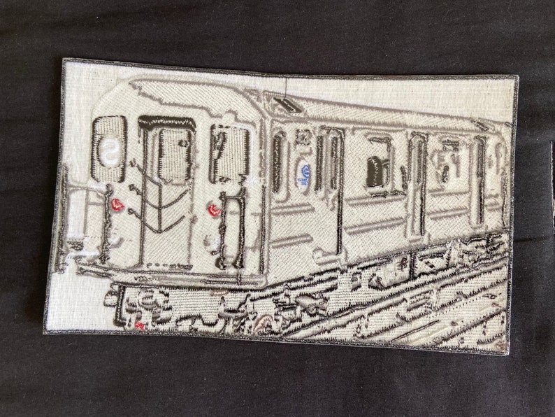 NYC R62 Subway Car.large Patch. - Etsy