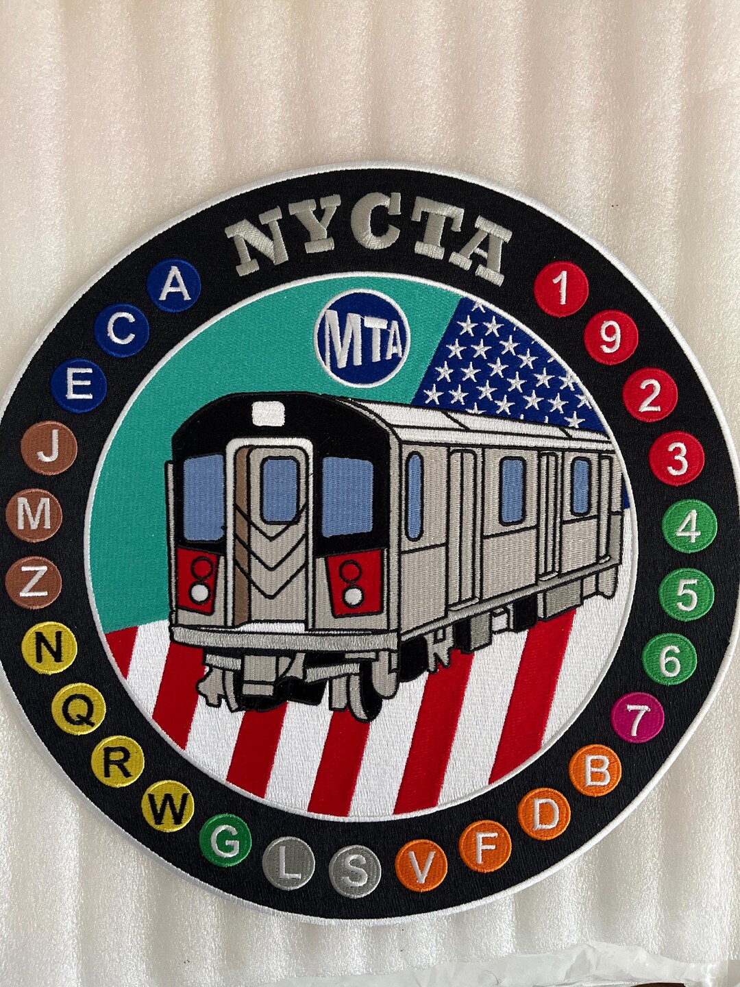 Obsolete Subway Patch 11 Inches Diameter - Etsy