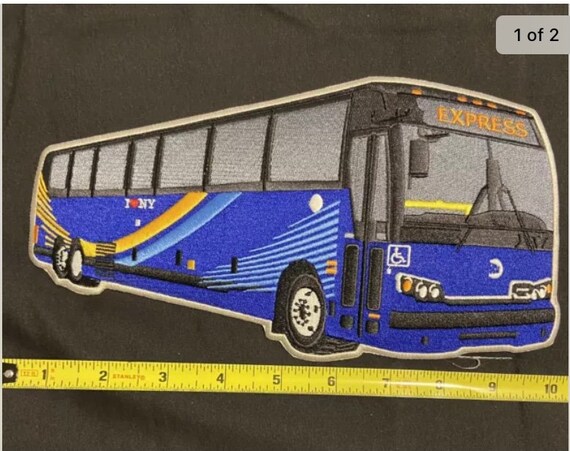 MTA NYCT Prevost Express Bus Patch | Etsy