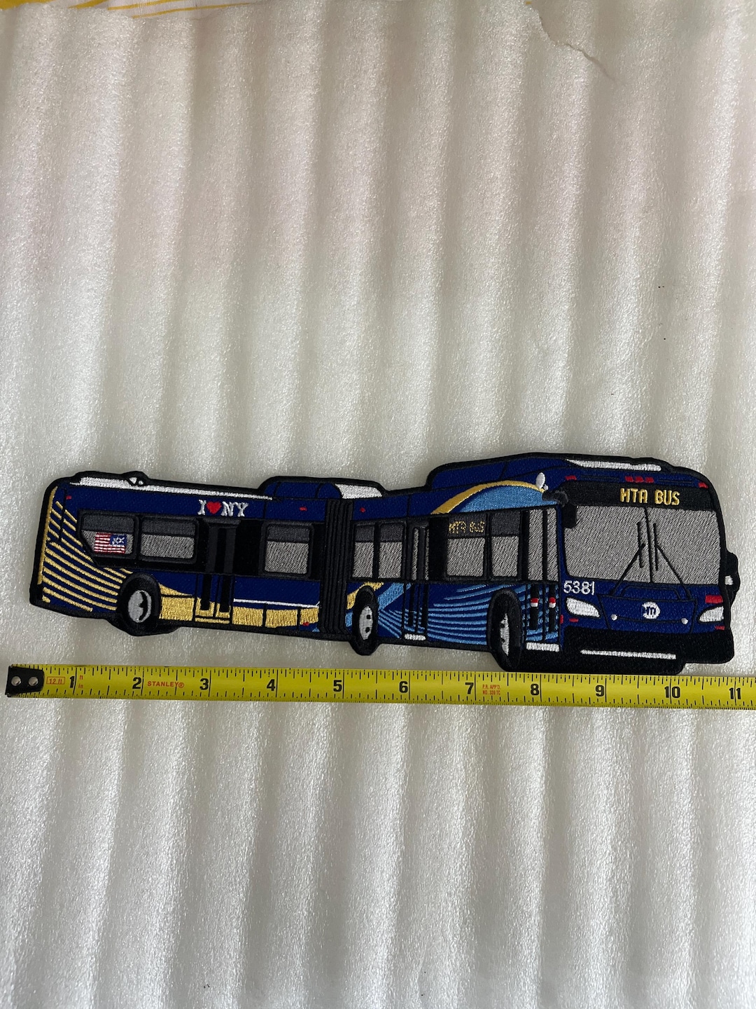 NYCT Articulated Bus Patch 11 Inches Diameter - Etsy