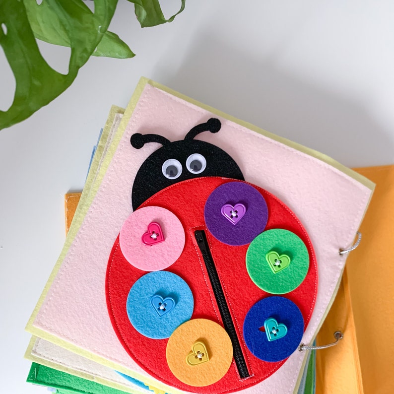 Ladybug Quiet Book Pattern PDF Pattern Sewing Patterns - Etsy