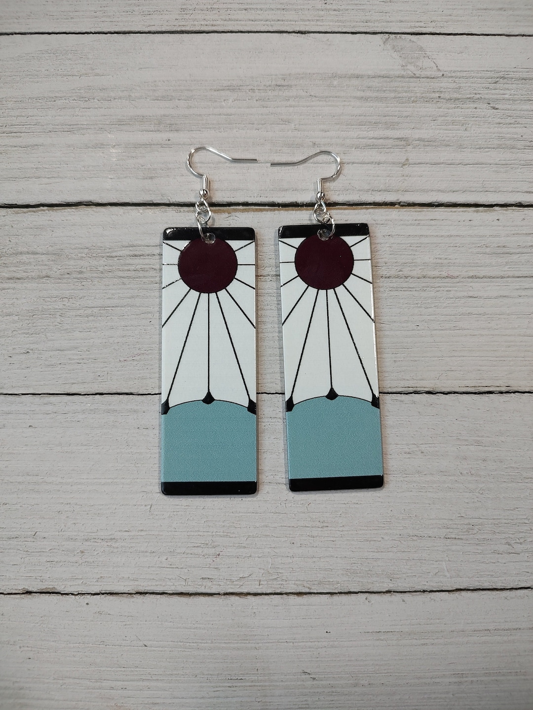 Tanjiro Kamado Earrings Demon Slayer Earrings Anime - Etsy