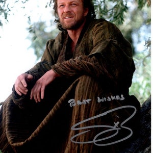 Sean Bean Signed 8x10 Troy Odysseus Photo W/ Hologram Coa - Etsy