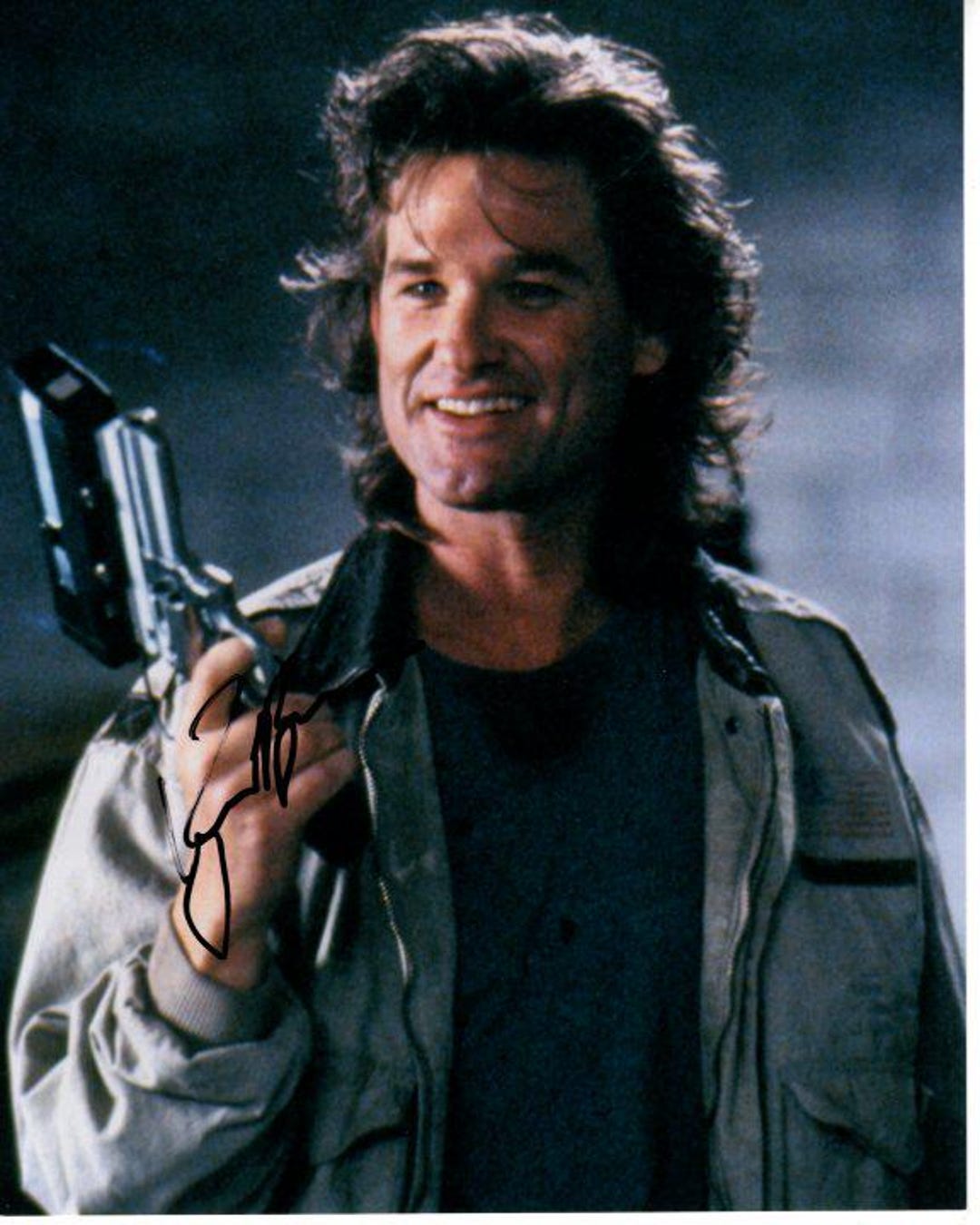 Kurt Russell Signed 8x10 Escape From New York Snake Plissken Photo W ...