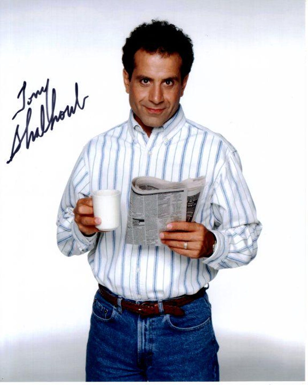 Tony Shalhoub Signed 8x10 Wings Antonio Scarpacci Photo W/ Hologram Coa ...