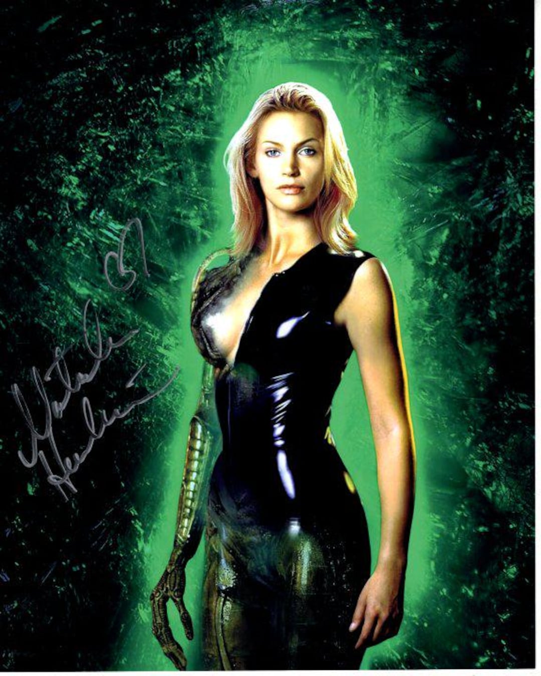 Natasha Henstridge Signed 8x10 Species Sil Photo W Hologram Coa Etsy