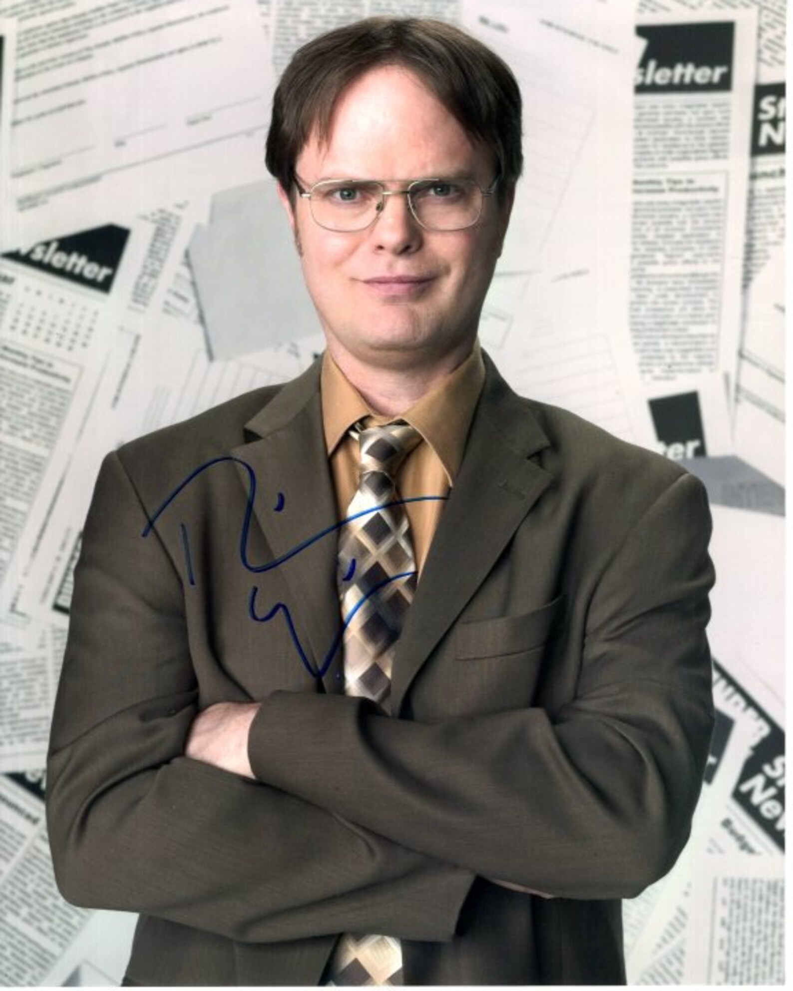 Rainn Wilson Signed 8x10 the Office Dwight Schrute Photo W/ Hologram ...