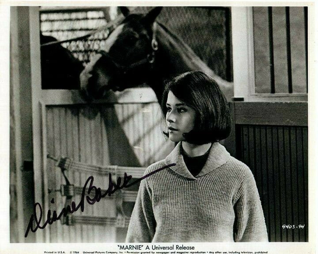 Diane Baker Signed 8x10 Marnie Lil Mainwaring Photo W/ Hologram Coa - Etsy