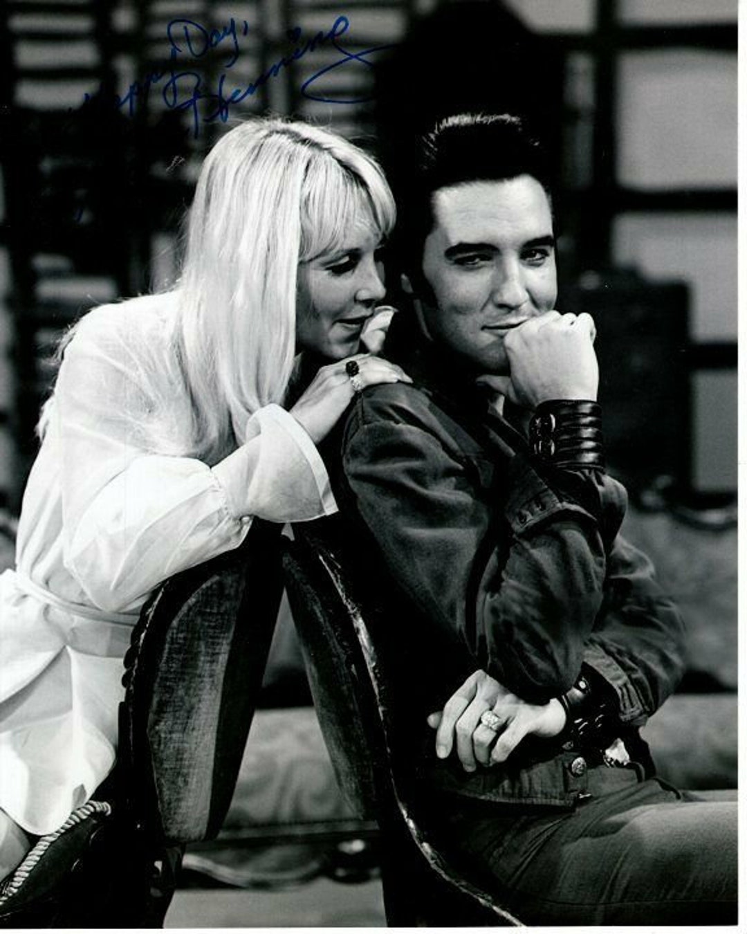 Susan Henning Signed W/ Elvis Presley '68 Comeback Special Photo W ...