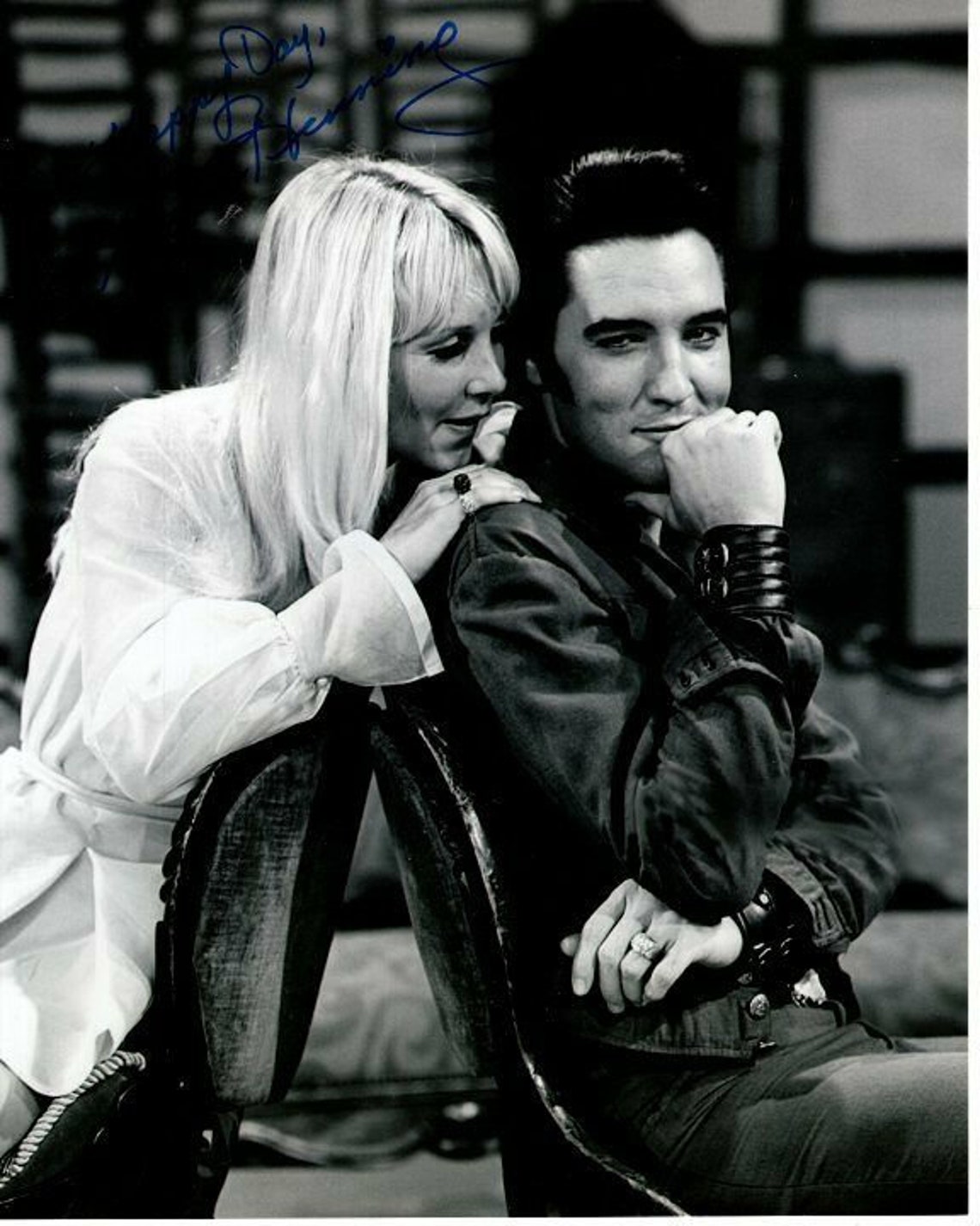 Susan Henning Signed W/ Elvis Presley '68 Comeback Special Photo W ...