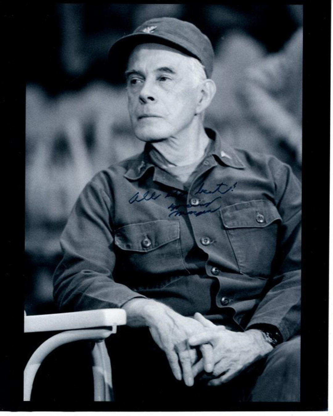 Harry Morgan Signed 8x10 M*A*S*H Colonel Sherman Potter Photo W/ Hologram Coa - Etsy