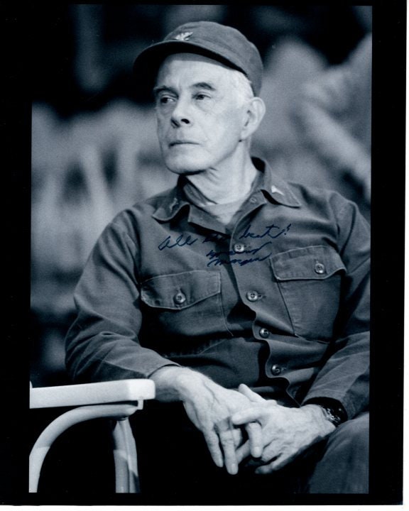 Harry Morgan Signed 8x10 M*A*S*H Colonel Sherman Potter Photo W ...