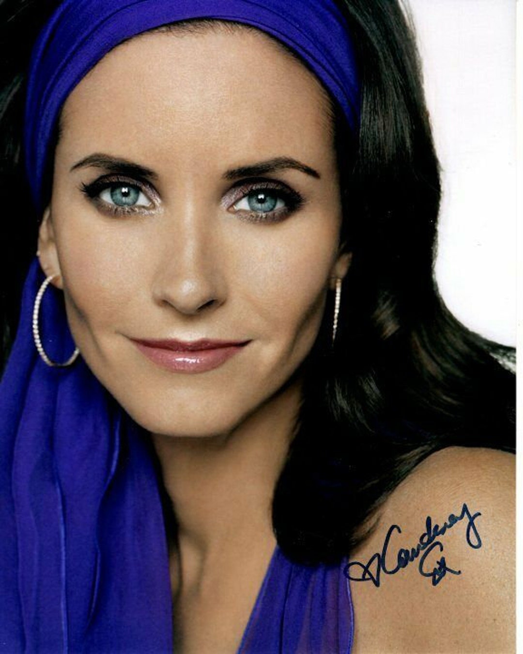 Courteney Cox Signed Photo W/ Hologram Coa Friends Cougar Town - Etsy