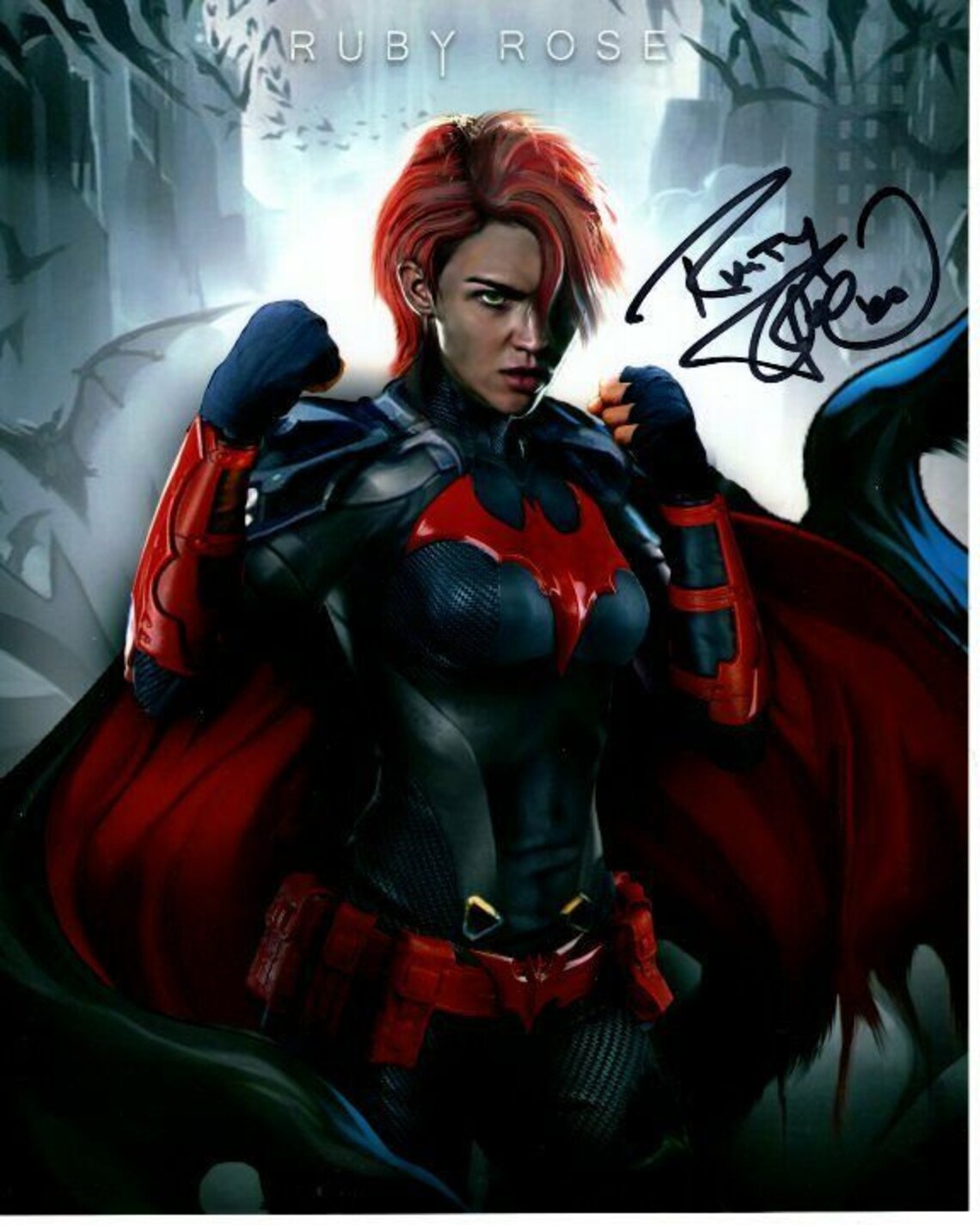 Ruby Rose Signed Batwoman Kate Kane Photo W/ Hologram Coa - Etsy