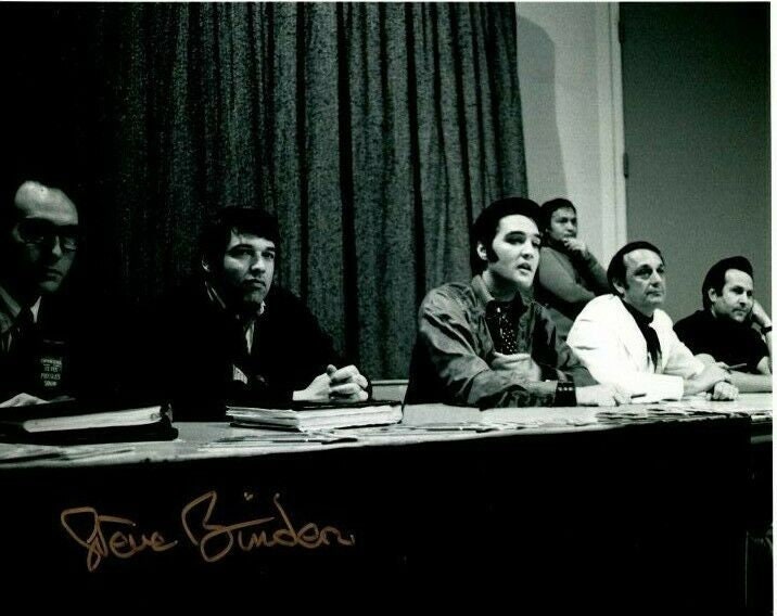Steve Binder Signed W/ Elvis Presley Photo W/ Hologram Coa - Etsy