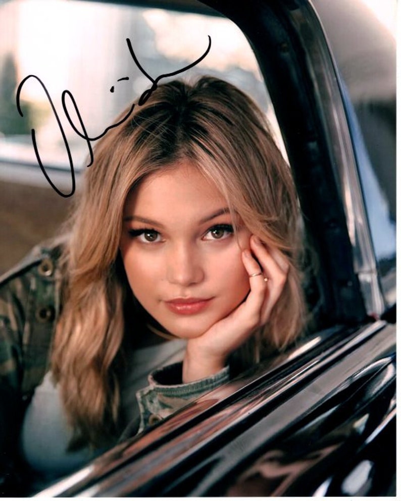 Olivia Holt Signed 8x10 Photo W/ Hologram Coa - Etsy