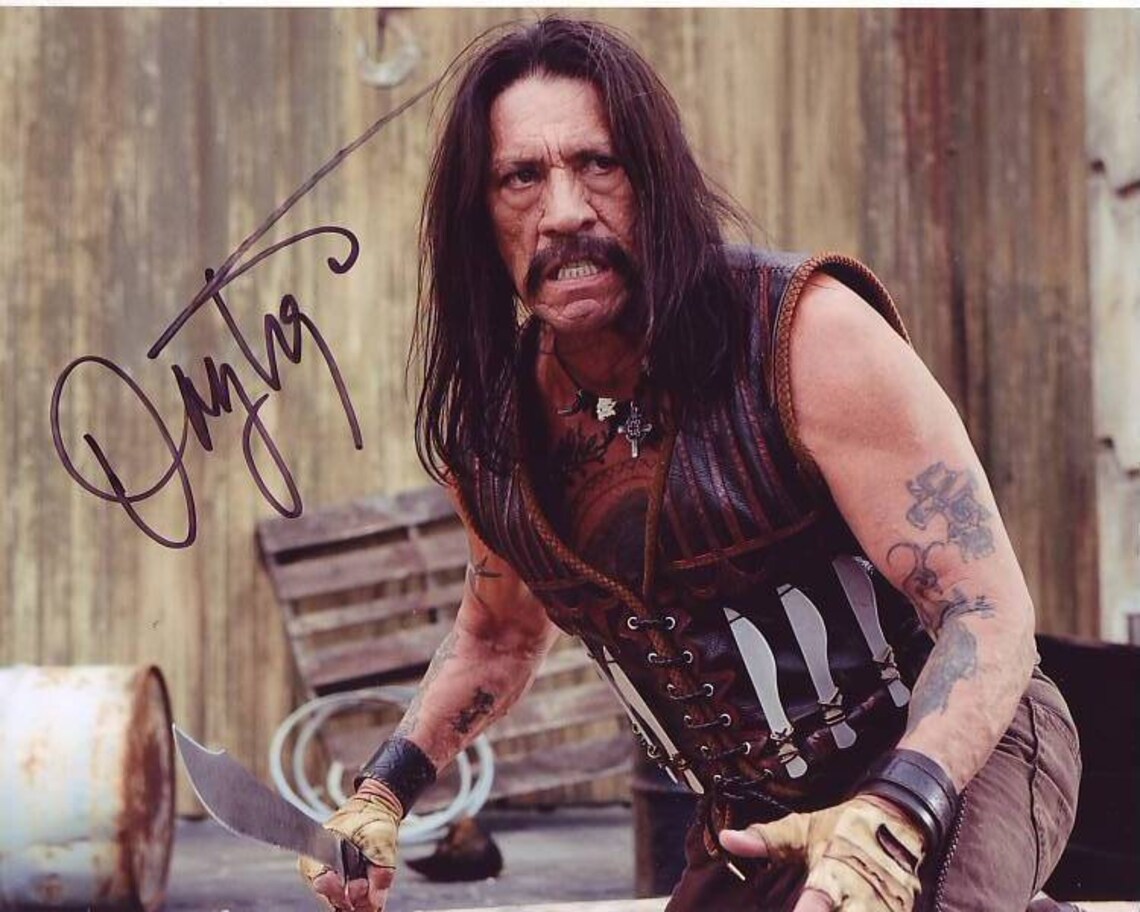 Danny Trejo Signed 8x10 Machete Photo W/ Hologram Coa - Etsy