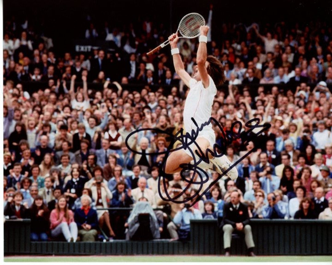 Jimmy Connors Signed 8X10 Tennis Photo W/ Hologram Coa - Etsy