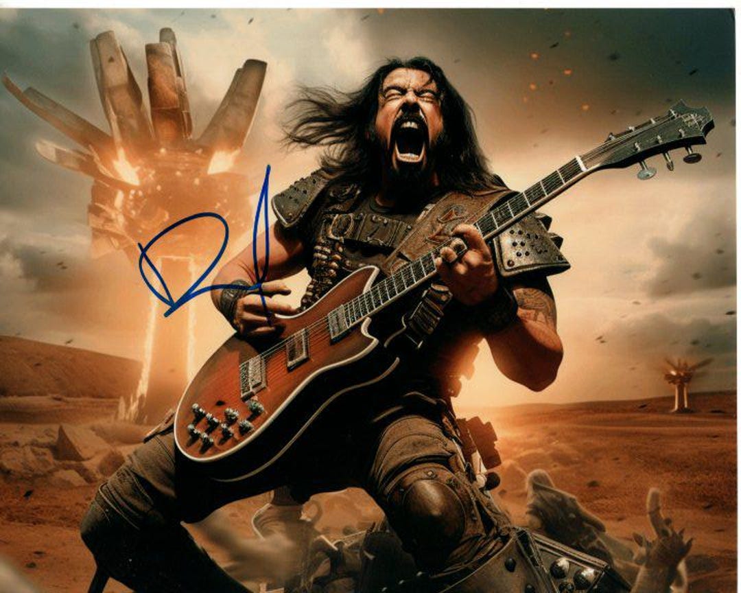 Dave Grohl Signed 8x10 Photo W/ Hologram Coa - Etsy