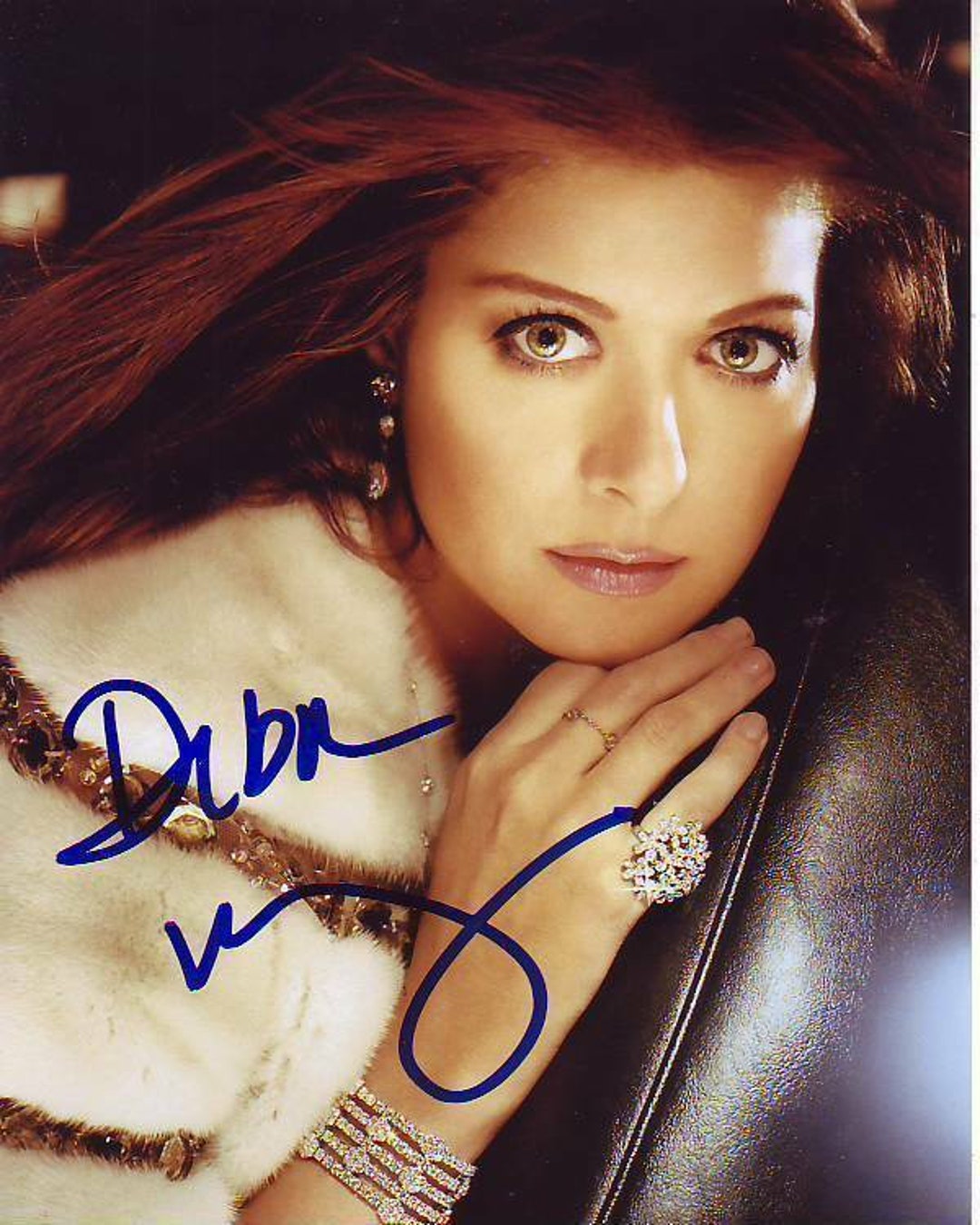 Debra Messing Signed Photo W/ Hologram Coa Will & Grace - Etsy