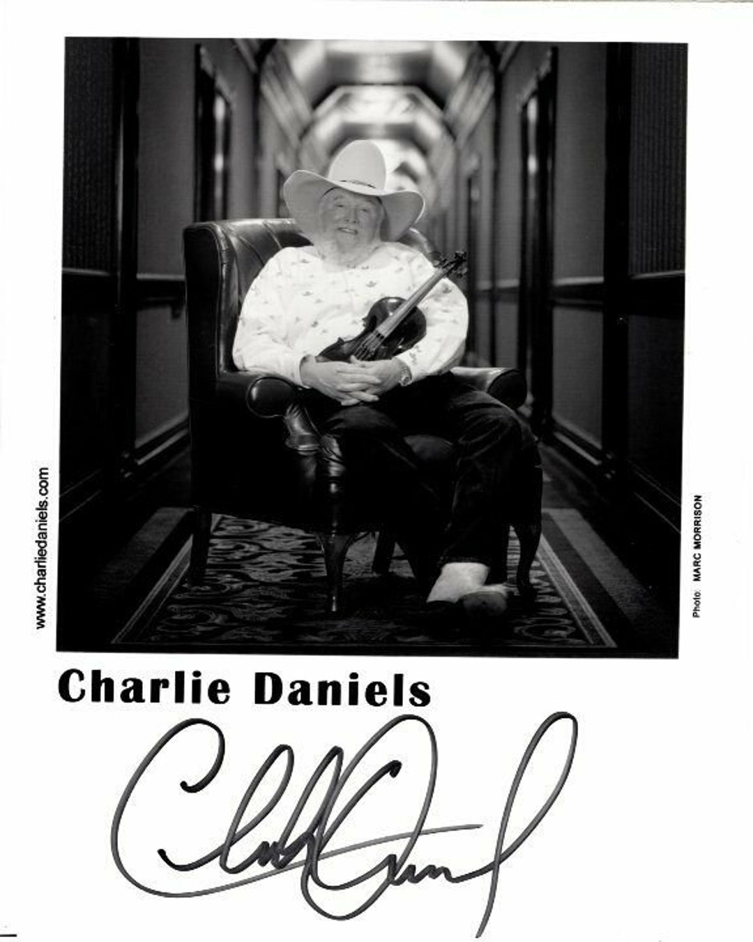Charlie Daniels Signed Autographed Photo W/ Hologram Coa - Etsy