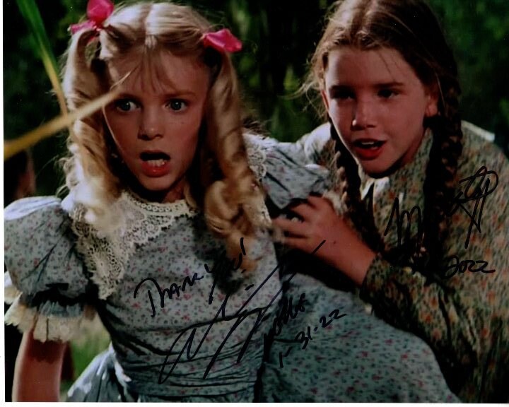 Melissa Gilbert and Alison Arngrim Signed 8x10 Little House on the ...