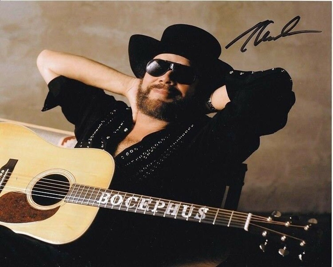 Hank Williams Jr. Signed 8x10 Photo W/ Hologram Coa - Etsy
