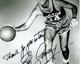 Bob Cousy Signed Autographed 8x10 NBA Boston Celtics Photo - Etsy