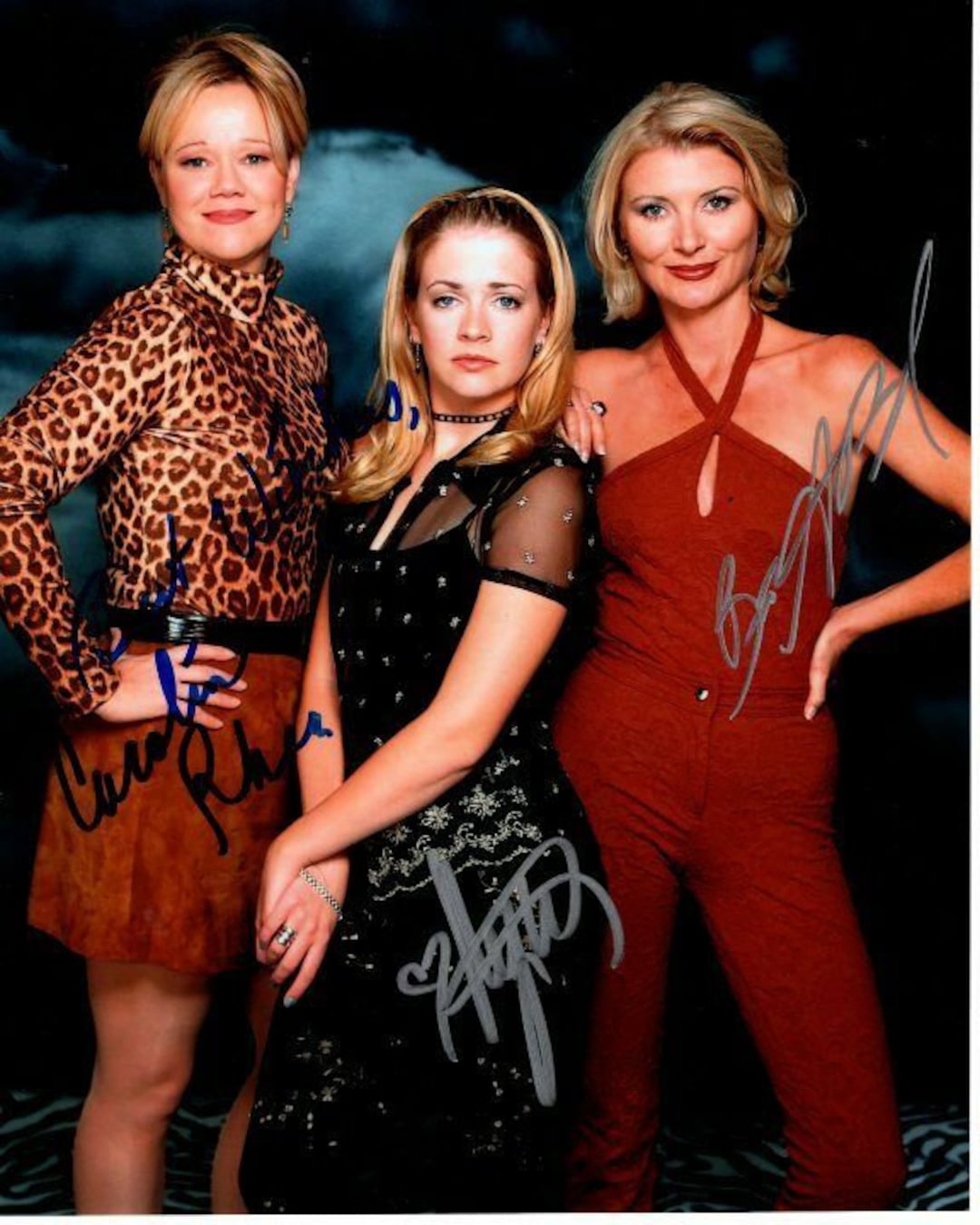 Melissa Joan Hart, Caroline Rhea and Beth Broderick Signed 8x10 Photo W ...