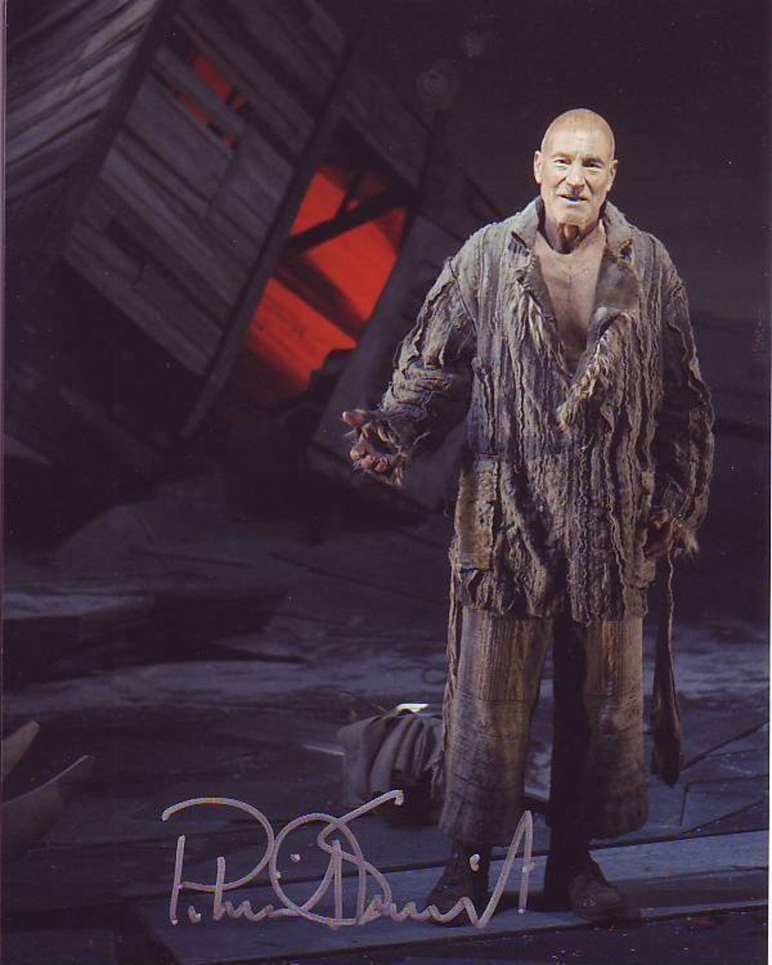 Patrick Stewart Signed the Tempest Photo W/ Hologram Coa - Etsy