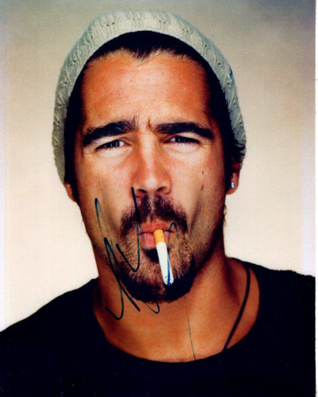 Colin Farrell Signed 8x10 Smoking Photo W/ Hologram Coa - Etsy