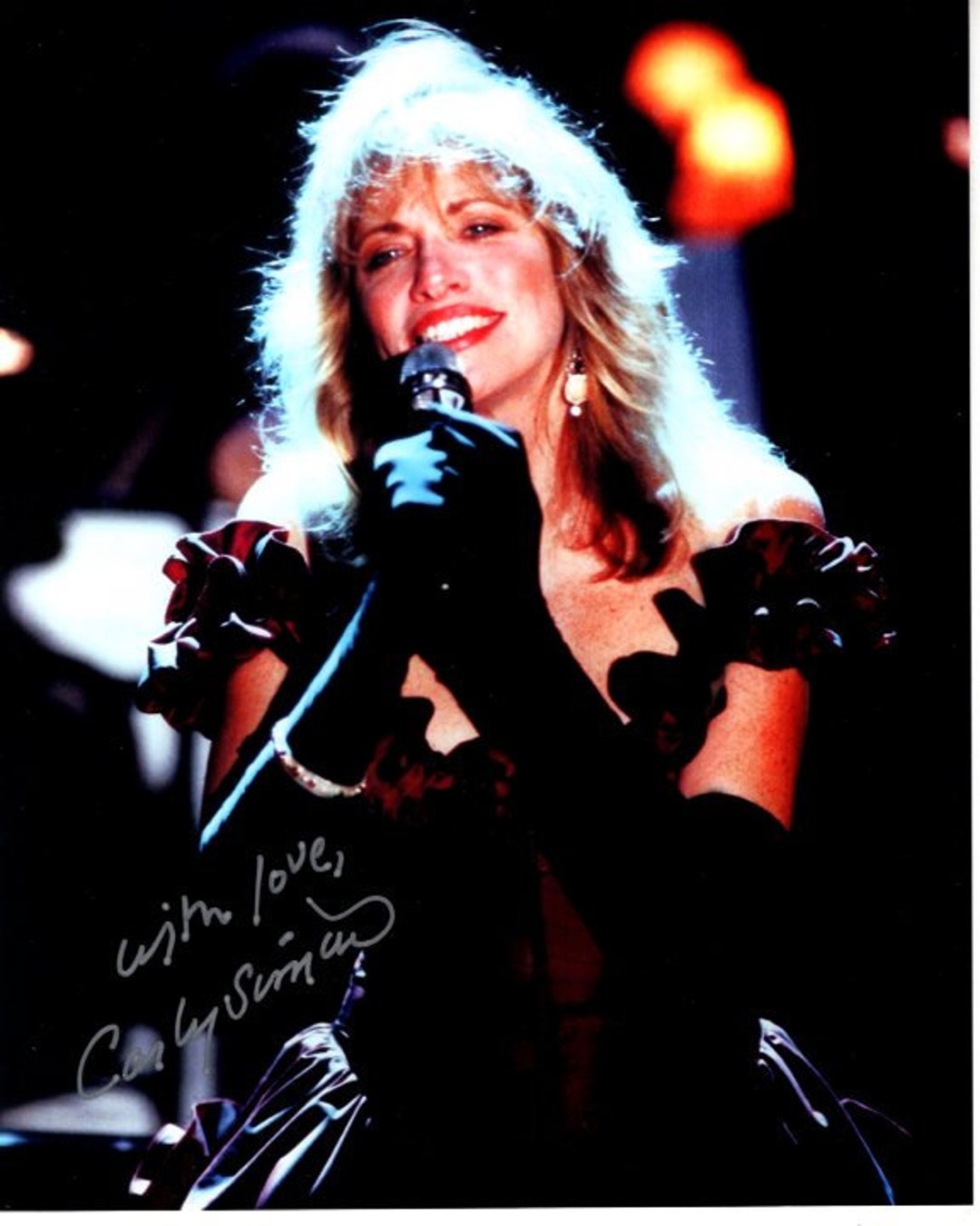 Carly Simon Signed 8x10 Photo W/ Hologram Coa - Etsy