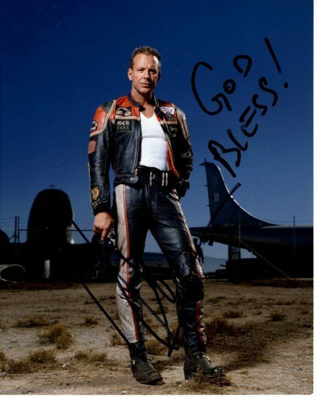 Mickey Rourke Signed Harley Davidson Photo W/ Hologram Coa Great ...